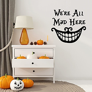 Rotumaty Halloween ‘Smiling Face’ Thriller Wall Decals Cool Wall Sticker for Bedroom Living Room Home Decoration Party Wall Art Decor
