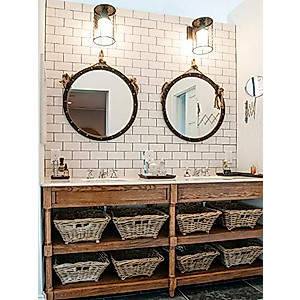 3x6 White Glossy Ceramic Subway Tile Wall Backsplash Made in USA (Full Box 100)