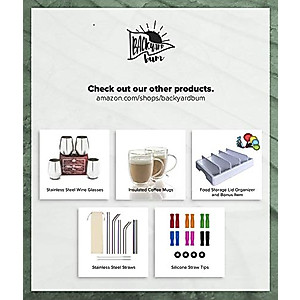 Stainless Steel Drinking Straws | COMPLETE Set - 10 straws, 2 Brush Cleaners & Travel Case | Eco Friendly | Straight & Bent PLUS Wide Smoothie/Boba Straws | Perfect For 20, 30oz. Yeti/RTC Tumblers etc