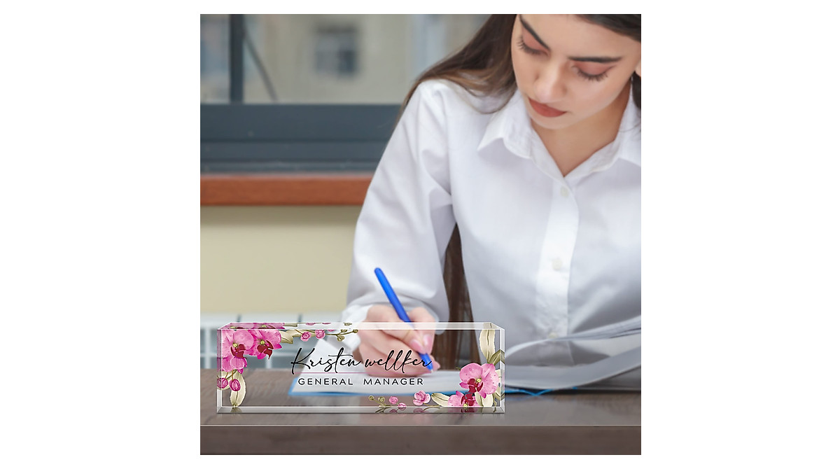 Personalized Office Name Plate - Custom Desk Decor & Gifts