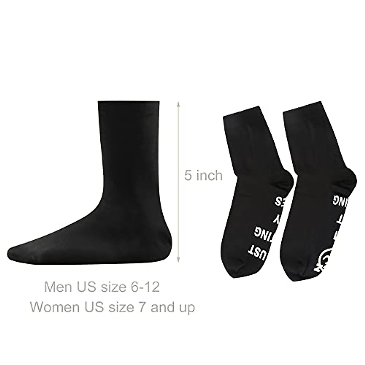 Leotruny I'm Not Sleeping I'm Just Resting My Eyes Novelty Funny Socks Birthday Gifts for Men Women Dad Boyfriend (C01-Eyelash)