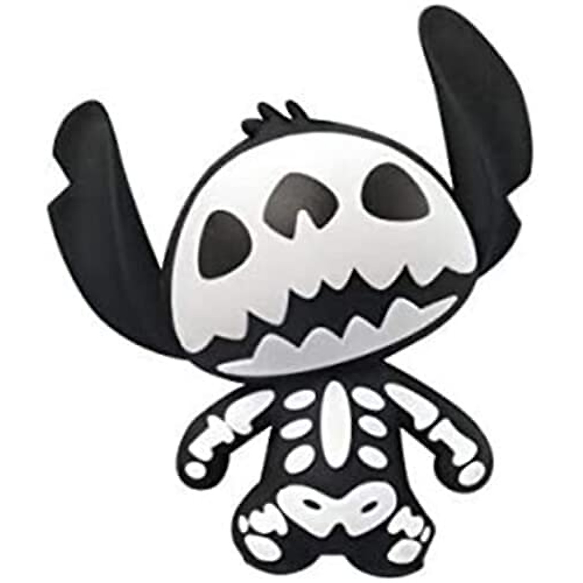 Monogram Disney Lilo and Stitch 3D Foam Magnet Set - Stitch & Stitch Skeleton Magnets - Magnet for Refrigerators and Lockers