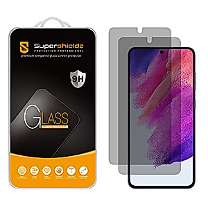 Supershieldz (2 Pack) (Privacy) Anti Spy Screen Protector Designed for Samsung Galaxy S21 FE 5G [Not Fit for Galaxy S21] Tempered Glass, Anti Scratch, Bubble Free