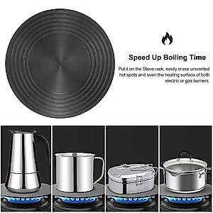 Heat Diffuser For Gas Stove,Kitchen Thickened Non-Slip Protection Cookware, Cooking Induction Adapter Energy Saving,Multifunctional Thawing Plate For Defrosting (24cm/9.4inch)