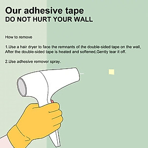 EGINO 60 Pack Double-Sided Adhesive Tape for Acoustic Soundproofing Foam Panels Strong Pad Mounting, Heavy Duty Wall Adhesive Squares