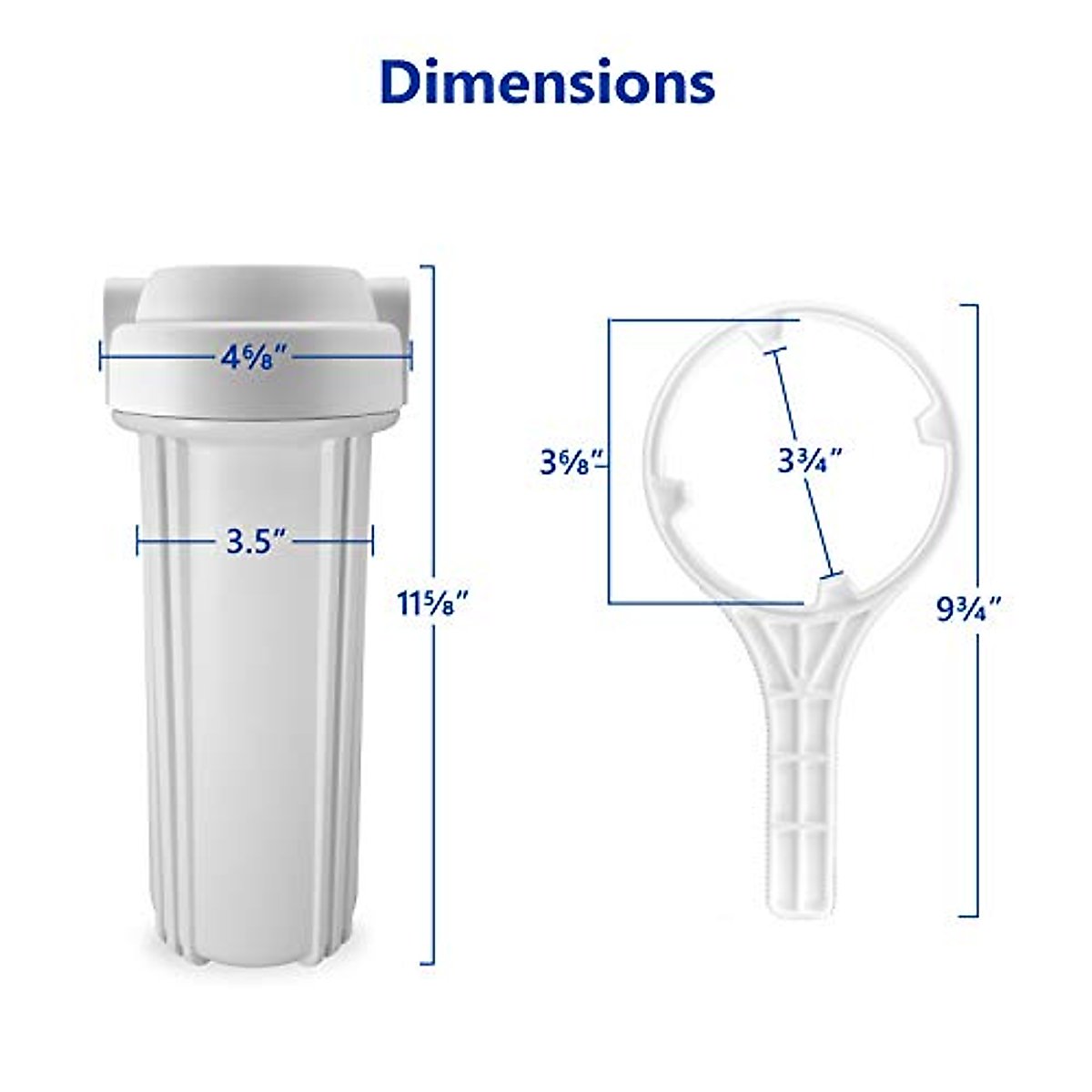 Reverse Osmosis and Under Sink Water Filter Housing Wrench – Opener Tool for 12” Filter Canisters (10” Filters) – Express Water