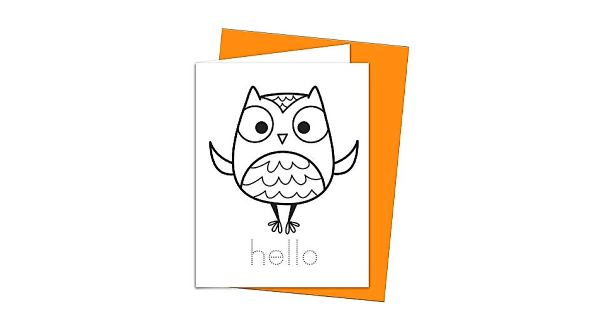 Coloring Cards Set for Kids | Eco-Friendly Stationery