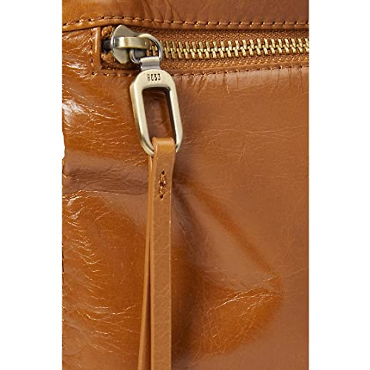 HOBO Cambel Large Crossbody Bag For Women - Leather Shoulder Carry With Top Zipper Closure, Casual and Lightweight Handbag Truffle One Size One Size