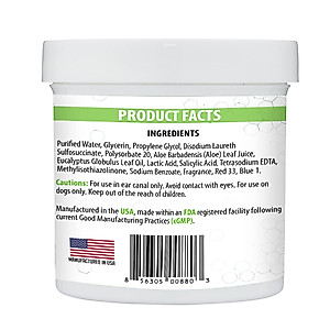 Pet Health Pharma Dog Ear Cleaner Wipes with Aloe and Eucalyptus (100 Count) - Otic Cleanser for Dogs (Made in U.S.A) (100ct Wipes with Aloe & Eucalyptus)