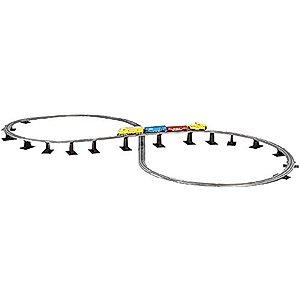 Bachmann Trains - Nickel Silver E-Z Track® Over-Under Figure 8 Track Pack - N Scale