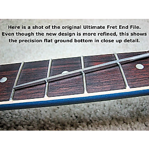 FretGuru Ultimate Fret End File 2 - Fix Sharp Fret Ends, Fret Sprout, Fret End Dressing File Pro Luthier Tool Guitar Tech [FINALLY AVAILABLE AGAIN - ADVANCED NEW DESIGN SHIPPING NOW]