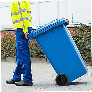 STOBAZA 1 Set Trash Can Spare Parts Dolly Tires Furniture Wheels Dolly Cart Plastic Wheels Replacement for Trash Can Garbage Can Waste Container Dollies Pulley To Rotate Base