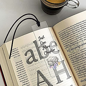Thank You Gifts - Just One More Chapter Inspirational Bookmark Gifts, Friendship, Women Friends Coworkers Girls Lovers Daughter Gifts New Job Gifts for Her - Inspirational Bookmark