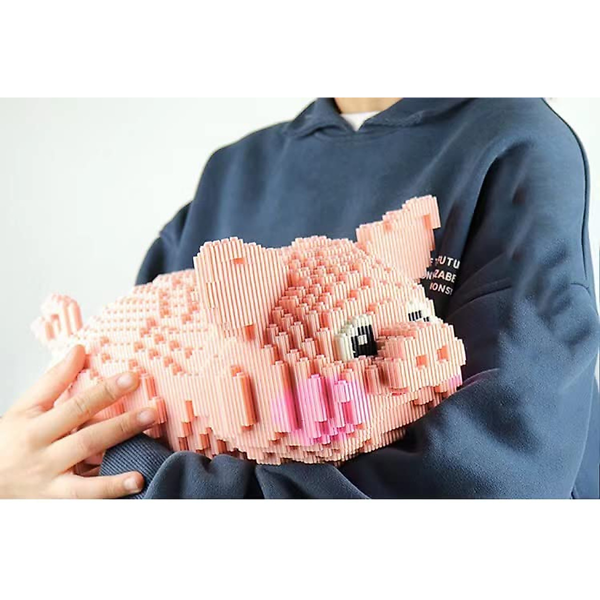 BDYDT Animal Pig Micro Building Blocks Set（2745PCS） Gift for Adults and Kids