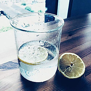 ULAB Scientific Glass Beakers, Vol. 1000ml, 3.3 Borosilicate Griffin Low Form with Printed Graduation, Pack of 2, UBG1017