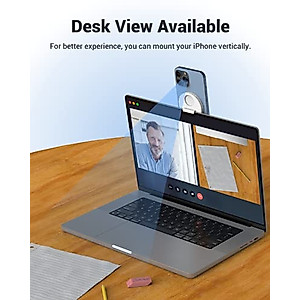 Fumuxry Continuity Camera Mount for MacBook Air, Pro Compatible with Magsafe for iPhone 14/13/ 12 Series, iPhone Webcam Mount for iOS 16 & macOS Ventura