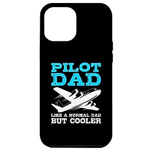 iPhone 13 Pro Max Pilot Dad Airplane Aviation Flying Helicopter Graphic Case