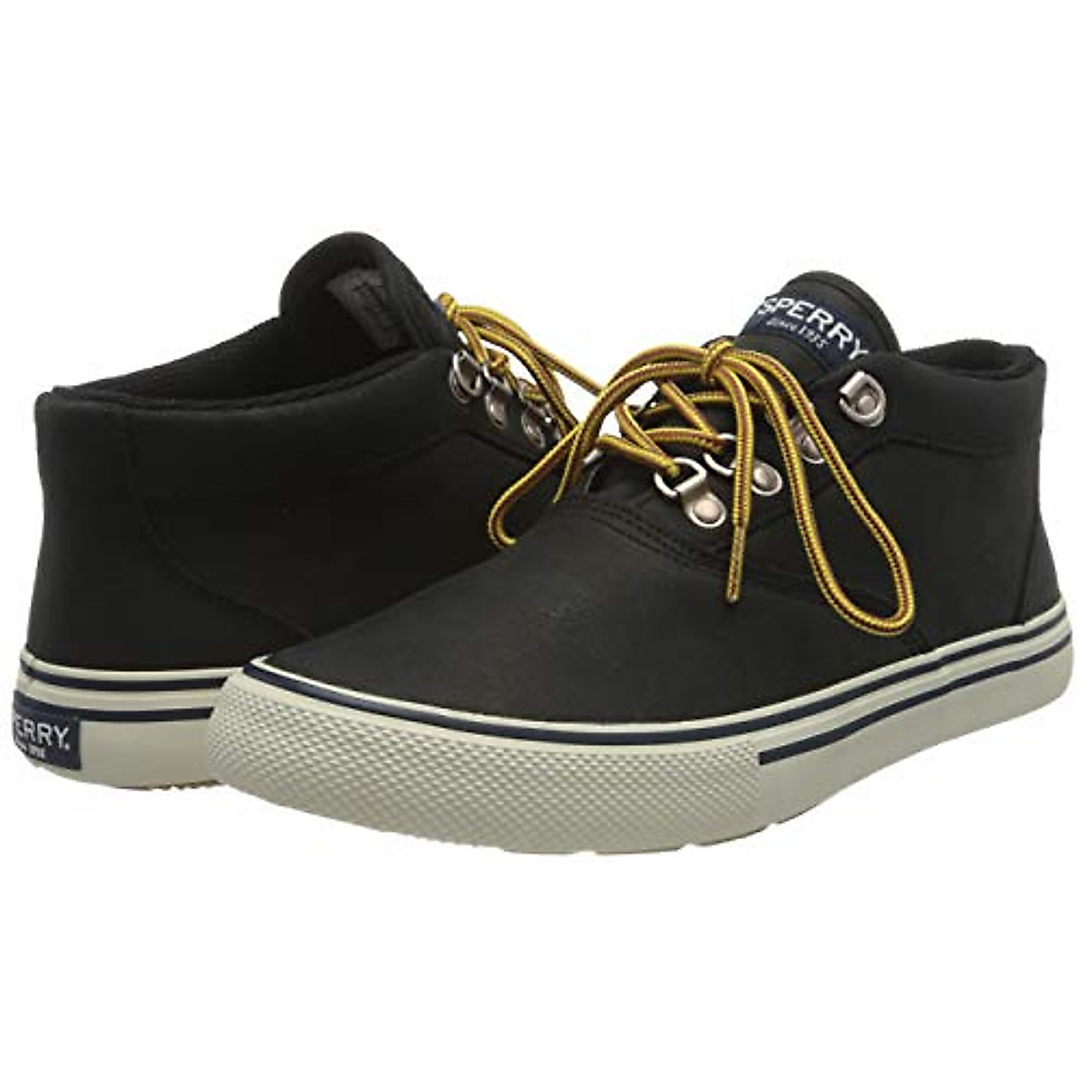 Sperry Striper Storm Chukka WP Black Leather 10 M (D)