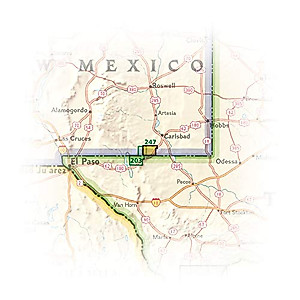 Carlsbad Caverns National Park Map (National Geographic Trails Illustrated Map, 247)