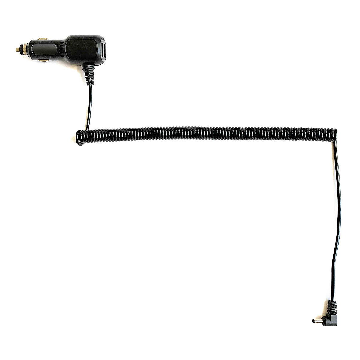 DCPOWER Coiled/Curled Power Cord Compatible Replacement for Cobra XRS-9500, XRS-9530, XRS-9540, XRS-9545, XRS-9570 Radar Detector