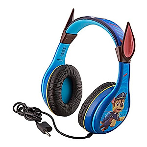 Paw Patrol Chase Headphones for Kids with Built in Volume Limiting Feature for Kid Friendly Safe Listening