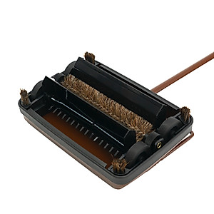 STANLEY HOME PRODUCTS Electrostatic Carpet & Floor Sweeper - Heavy Duty Lightweight Floor Cleaner - Suitable for Smooth Floors and Low Pile Rugs & Carpeting No Electricity Needed (Brown)