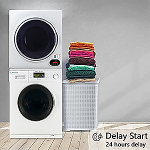 Equator 110V Comp. Laundry Centre 1.6 cf Washer+Vented 3.5 cf Digital Sensor Dry