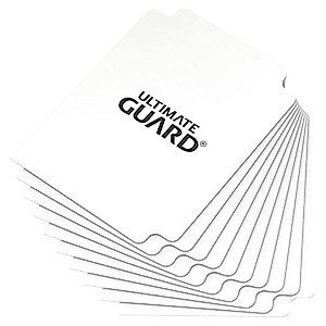 Ultimate Guard 2 Packs White Card Dividers (10) Standard Size Individual Pack