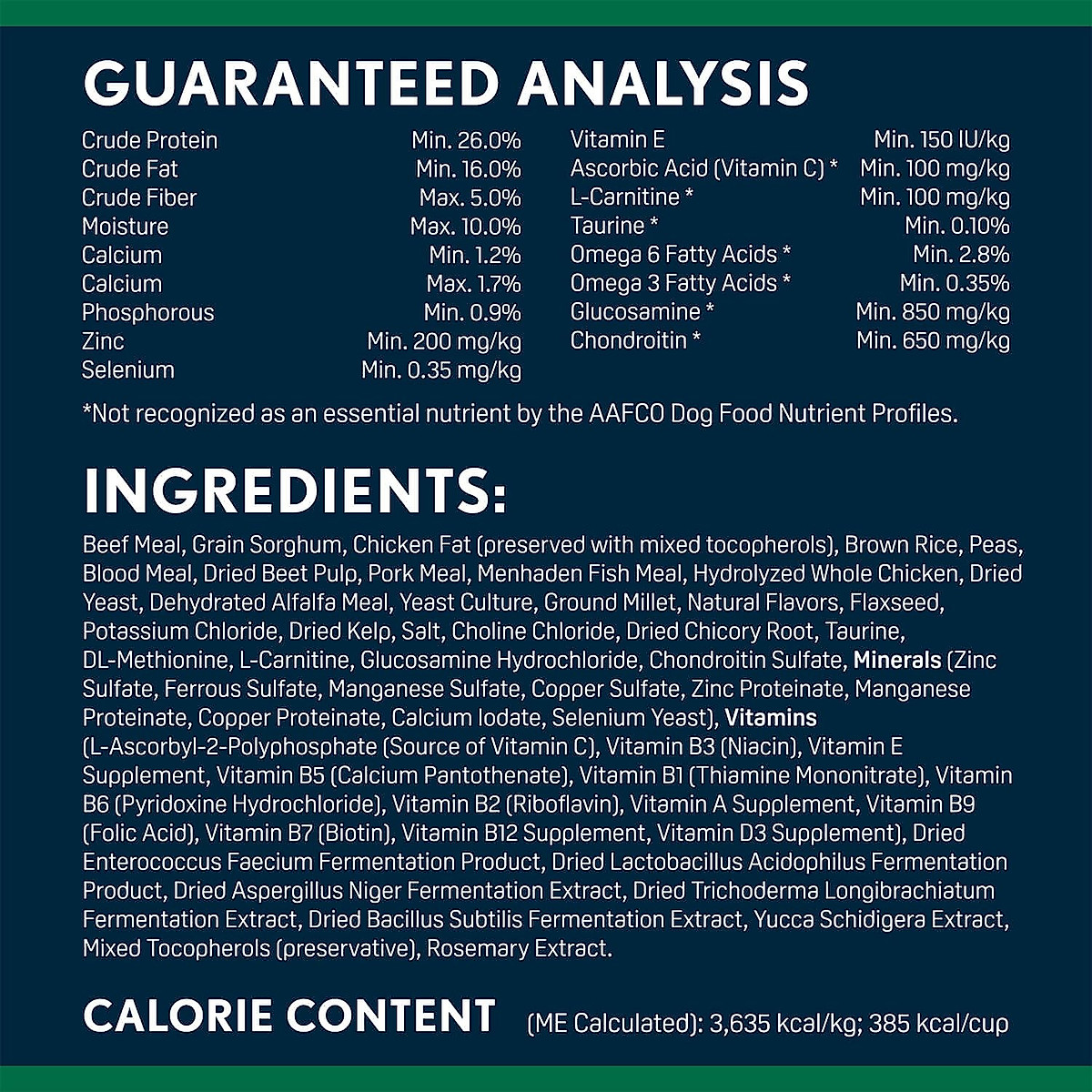 Next Level Super Premium Dog Food – Performance Plus™ – Dry Kibble for Active Adult Dogs – 26% Protein, Beef, Pork, Fish, Chicken & Gluten Free Grains – Glucosamine & Chondroitin for Joint Health