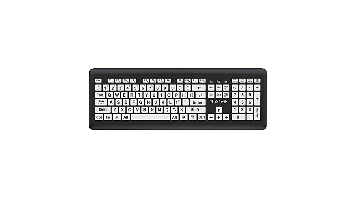 Nuklz N Magnus 325 Wireless Keyboard - Ideal for Seniors