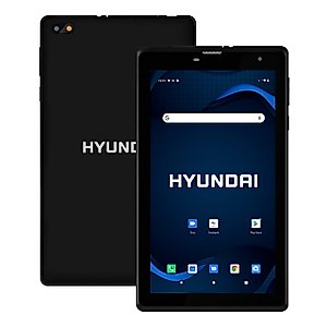 HYUNDAI HyTab Plus Tablet 7" FHD Android Tablet IPS Display, Quad-Core Processor,Camera, WiFi,32GB Storage,1GB RAM Android 10 Go Edition - Black