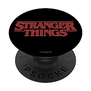 Stranger Things Basic Text Logo PopSockets Standard PopGrip