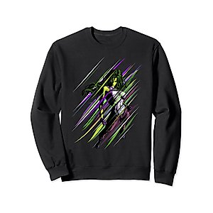 Marvel She-Hulk Lined Portrait Sweatshirt