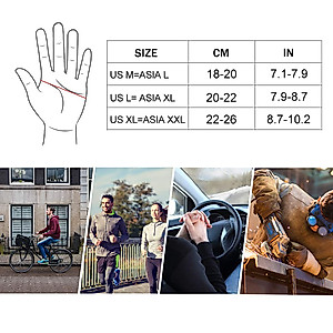 ROCKBROS Cycling Gloves Motocycle Mountain Bike Gloves Full Finger Biking Gloves for Men Bicycle Gloves