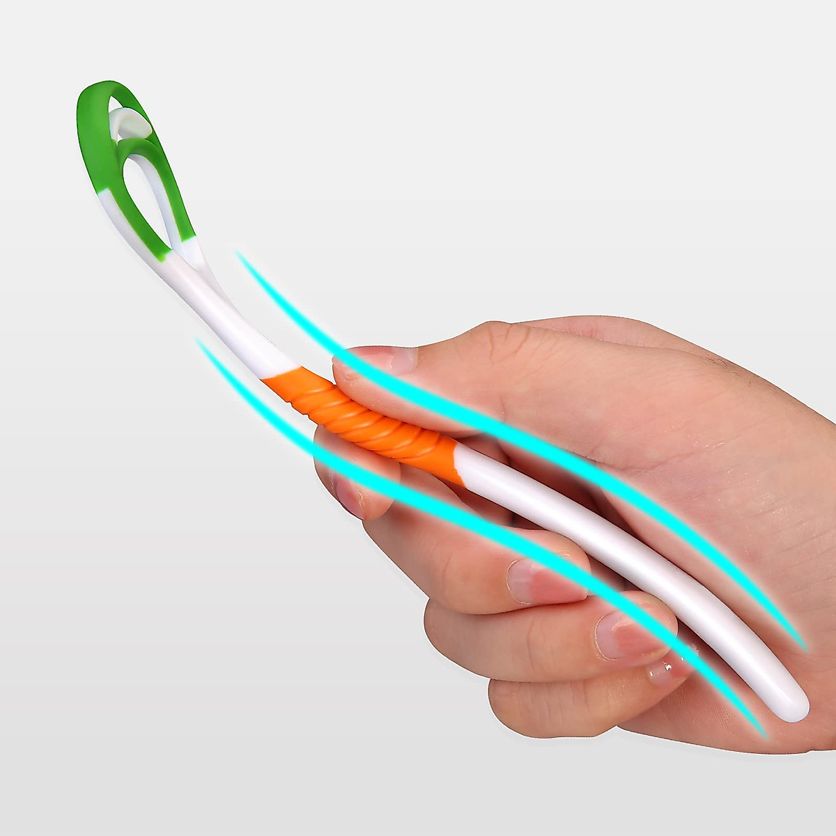 Tongue Scraper Cleaner 3 Pack - Bad Breath Solution for Adults and Kids | Easy to Hold & Clean | Suitable for Sensitive Tongue | BPA Free Oral Hygiene Products