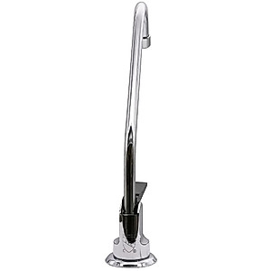 Westbrass A2031-NL-26 8" Touch-Flo Style Pure Cold Water Dispenser Faucet, 1-Pack, Polished Chrome