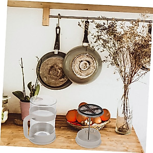 GRADENEVE Coffee Pot Office Coffee Maker Coffee Lover Espresso Press Tea Filter Beverage Pitcher Manual Coffee Maker Water Jug Coffee Machine Maker Drip Coffee Maker White Plastic