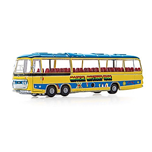 Corgi The Beatles Magical Mystery Tour Bus 1:76 Diecast Display Model CC42419, Yellow & Blue