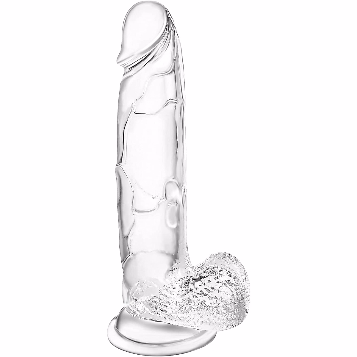 G Spot Sex Toy 8 Inch Realistic Dildo,Lifelike Huge Silicone Dildos with Strong Suction Cup for Hands-Free G-spot Stimulator Play