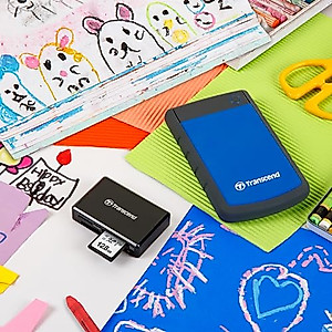 Transcend 4TB USB 3.1 Gen 1 StoreJet 25H3B SJ25H3B Rugged External Hard Drive TS4TSJ25H3B Blue