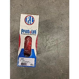 PRINTALOT ABS 3D Printer Filament, Dimensional Accuracy +/- 0.03 mm, 1 KG Spool, 1.75 mm, Red