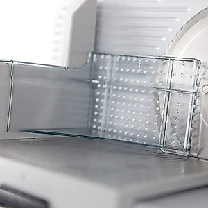 Chef'sChoice 615A Electric Meat Slicer Features Precision thickness Control & Tilted Food Carriage For Fast & Efficient Slicing with Removable Blade for Easy Clean, 7-Inch, Silver