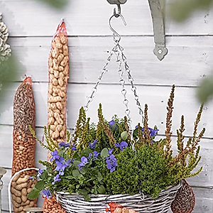 defutay 5 PCS Smooth Spinner Swivel Hook, Stainless Steel Wind Chime Hook 360 Degree Rotating Clips for Hanging Wind Spinners, Wind Chimes, Bird Feeder, Crystal Twisters Party Supplies (5 PC)