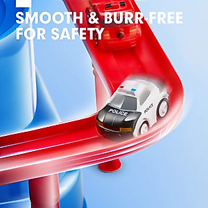 3 Year Old Boy Toys - Car Toys - Puzzle Track Rescue Racer Game Magnetic Helicopter - STEM | Montessori | Logical | Motor Skills Toys for Ages 2-4