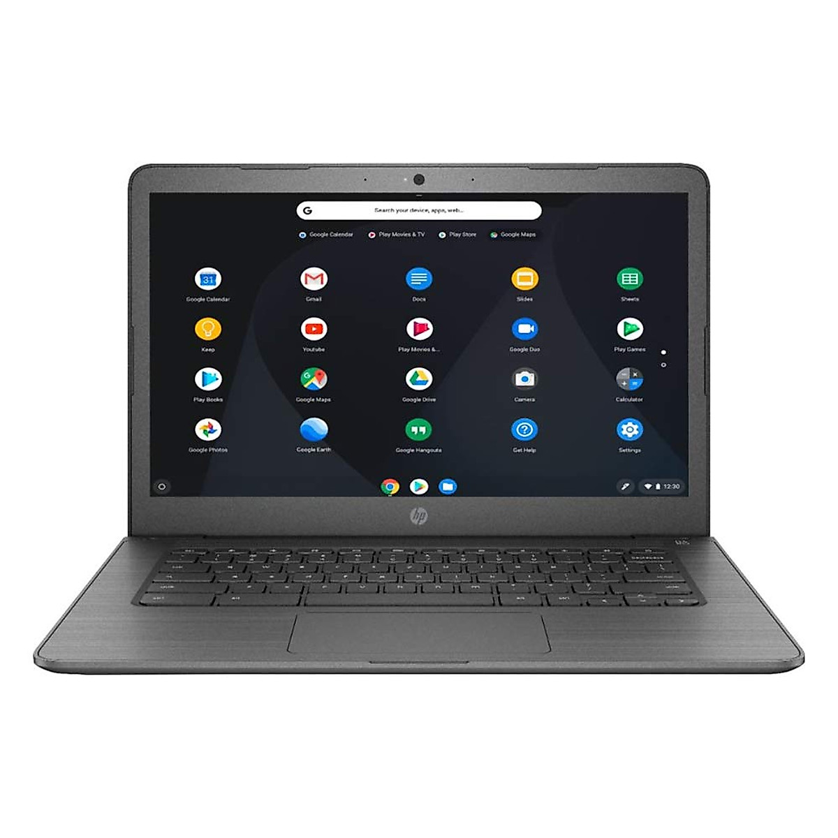 HP 2021 Chromebook 14 Inch Non-Touch Laptop, AMD A4-9120C up to 2.4 GHz, 4GB DDR4 RAM, 32GB eMMC, WiFi, Bluetooth, Webcam, Chrome OS, Gray + NexiGo 32GB MicroSD Card Bundle