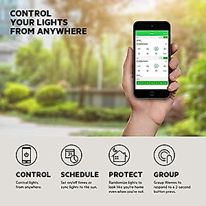 Wemo WLS0403 Wi-Fi Light Switch, 3-Way - Control Lighting from Anywhere, Easy In-Wall Installation, Works with Alexa, Google Assistant and Apple HomeKit