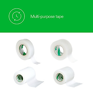 3M™ Transpore™ Surgical Tape, 1527-1, 1 in x 10 yd (2.5 cm x 9.1 m), 12 Roll/Carton