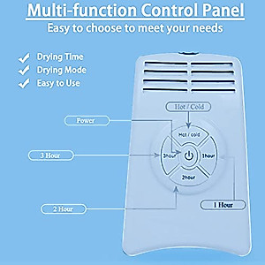 Gmaxty Portable Dryer for Clothes,Portable Dryer,Portable Clothes Dryer with Cold/Hot Drying and Timer Dryer for Home Travel Business Trip