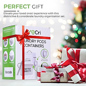 Laundry Soap Container and Dryer Sheet Container for Laundry Room Organization and Storage, Farmhouse Laundry Room Decor, Laundry Containers, Laundry Detergent Container, Laundry Powder Container