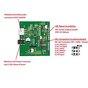 Wideband Lambda Sensor Control Module for Arduino. Controlduino 01M11V00.